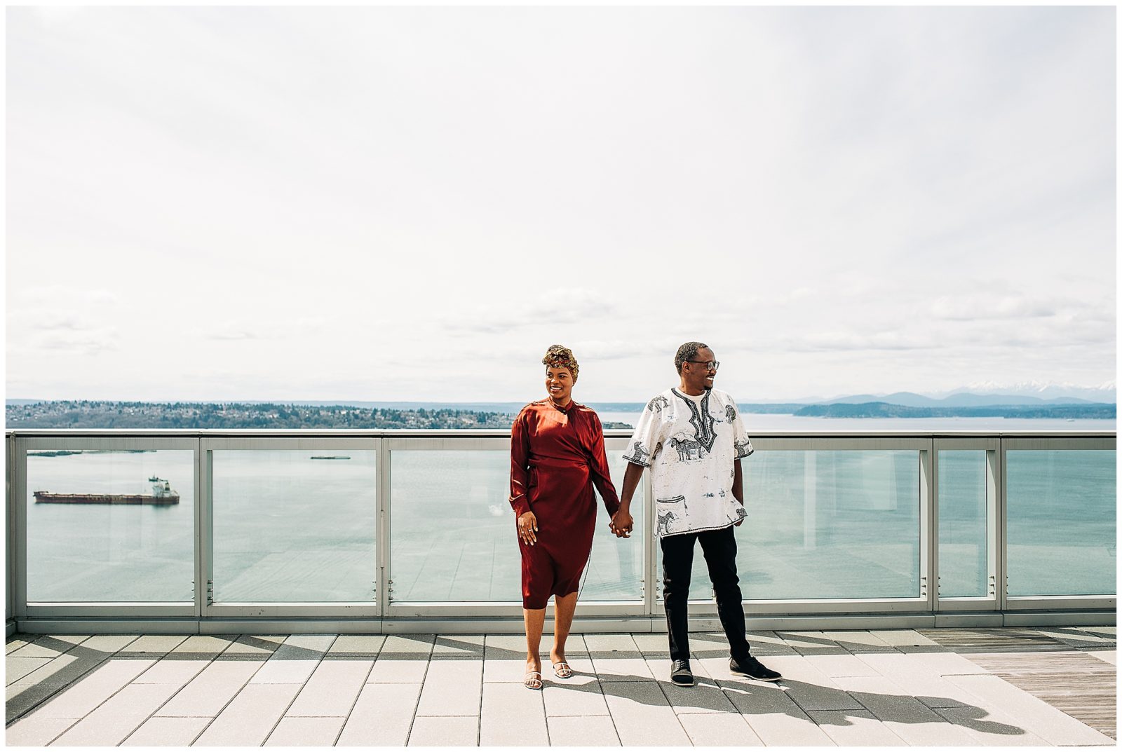 Seattle Rooftop Engagement Photos | Seattle Engagement Photographer ...