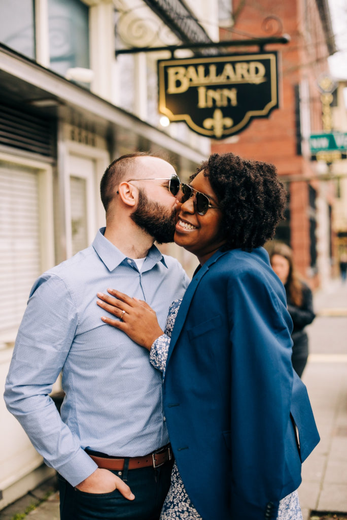 Downtown Ballard Engagement Photos | Seattle Engagement Photographer ...